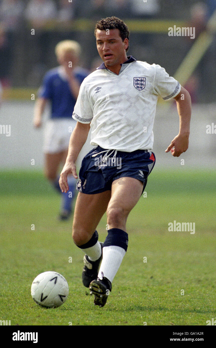 INTERNATIONAL SOCCER ENGLAND. PAUL STEWART, ENGLAND Stock Photo - Alamy