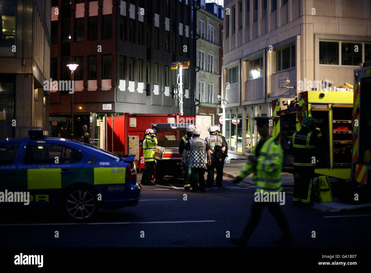 Building collapses in London Stock Photo - Alamy