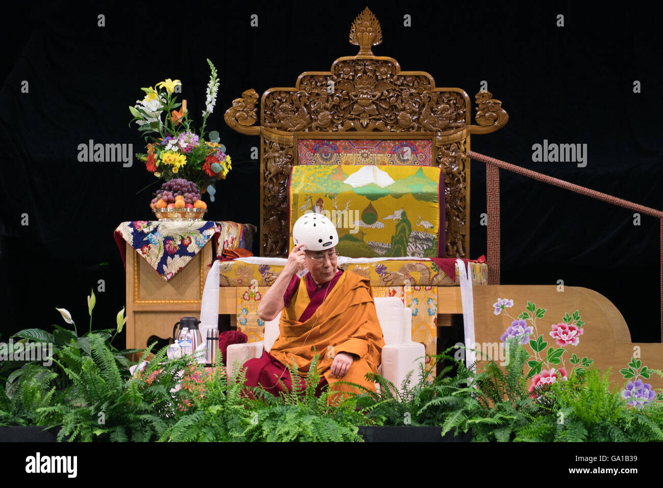 His Holiness the 14th Dalai Lama visits the University of Colorado in ...