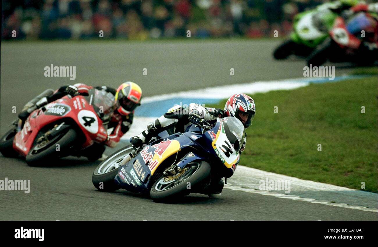 Motor Racing - British Superbike Championship, Donington Park Stock ...