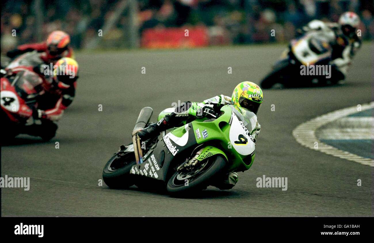 Motor Racing - British Superbike Championship, Donington Park. Michael ...