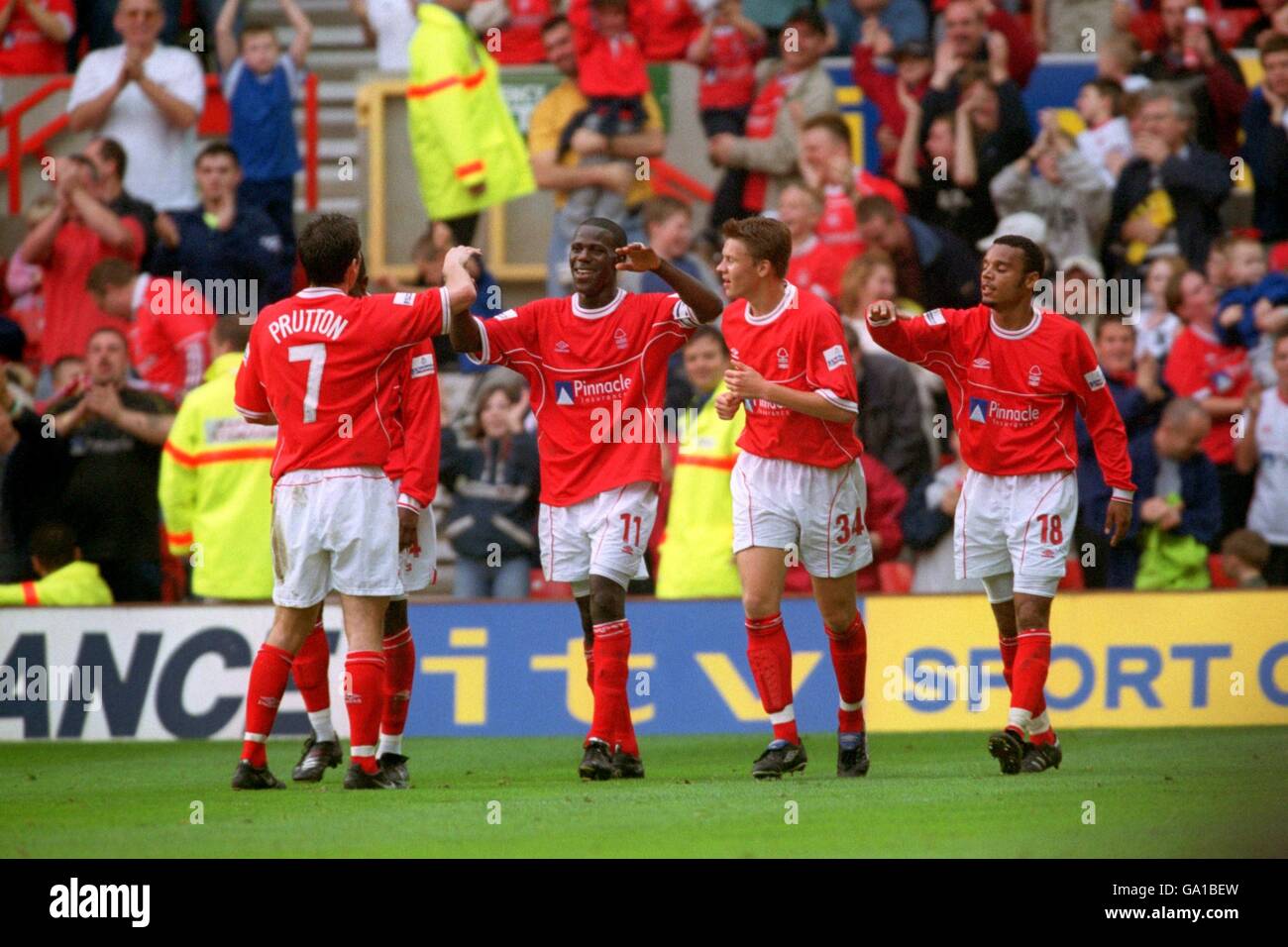 Nottingham Forest's Chris Bart-Williams (c) celebrates scoring the ...