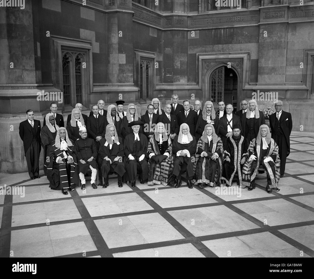 In wigs and robes, the Speakers of various Commonwealth Parliaments ...