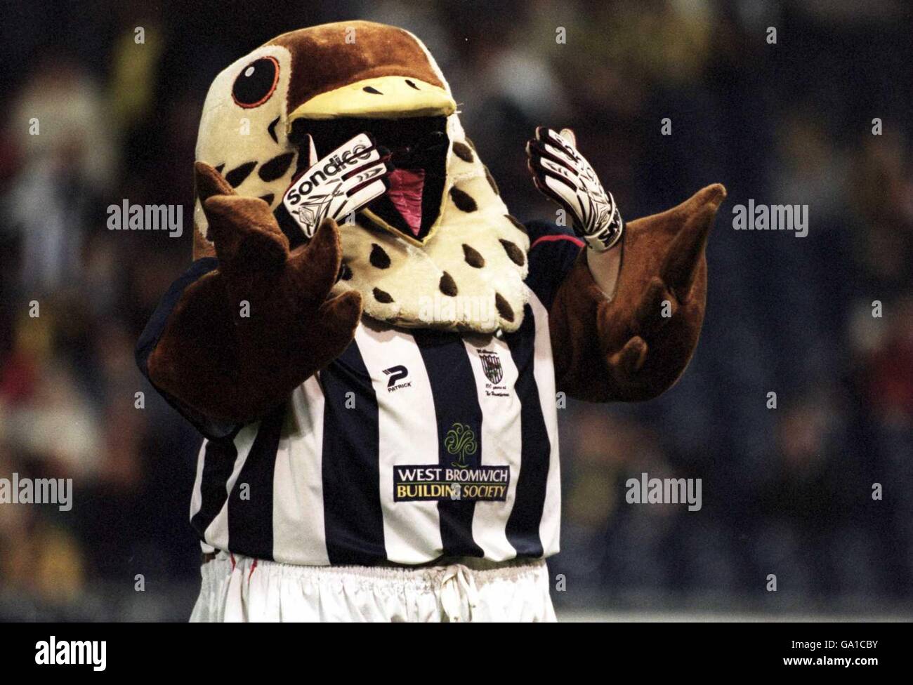 West bromwich albion mascot baggie bird hi-res stock photography and ...