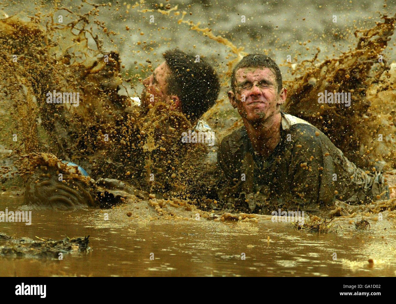 Swamp soccer championships Stock Photo - Alamy