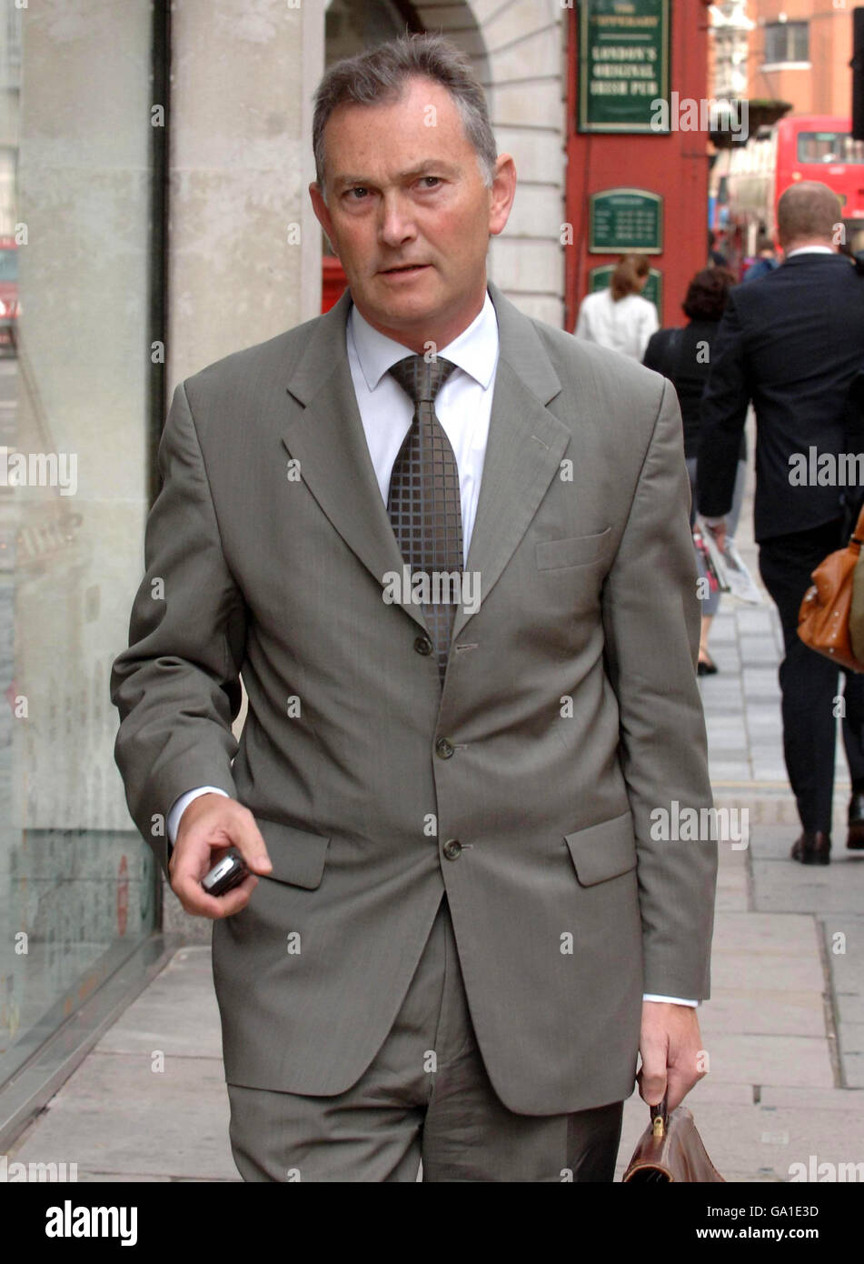 Chief Executive of the Premier League Richard Scudamore arrives at the ...
