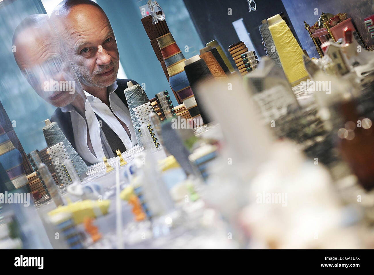 Nigel Coates with his installation Mixtacity an alternative vision for ...