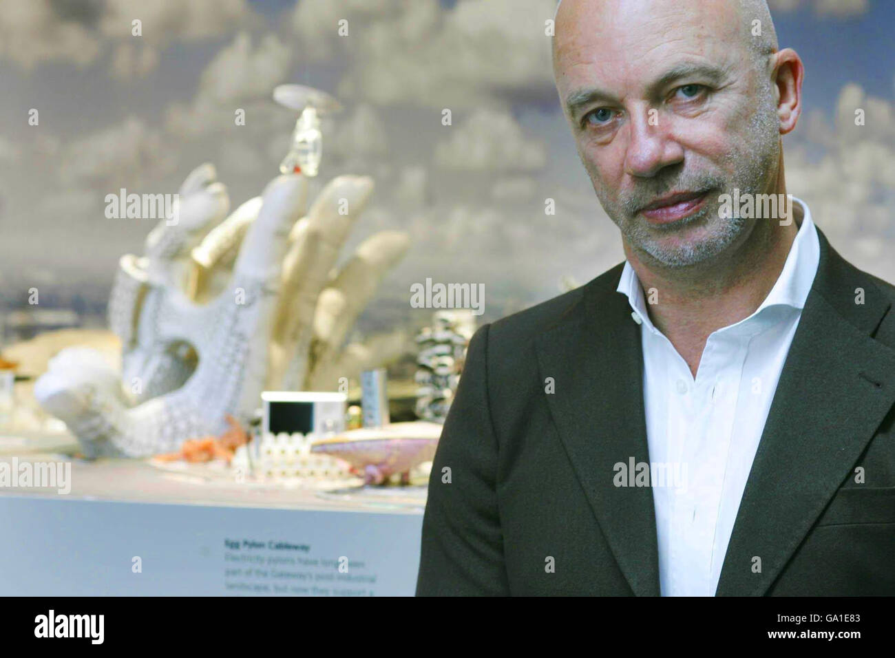 Nigel Coates with his installation Mixtacity an alternative vision for ...