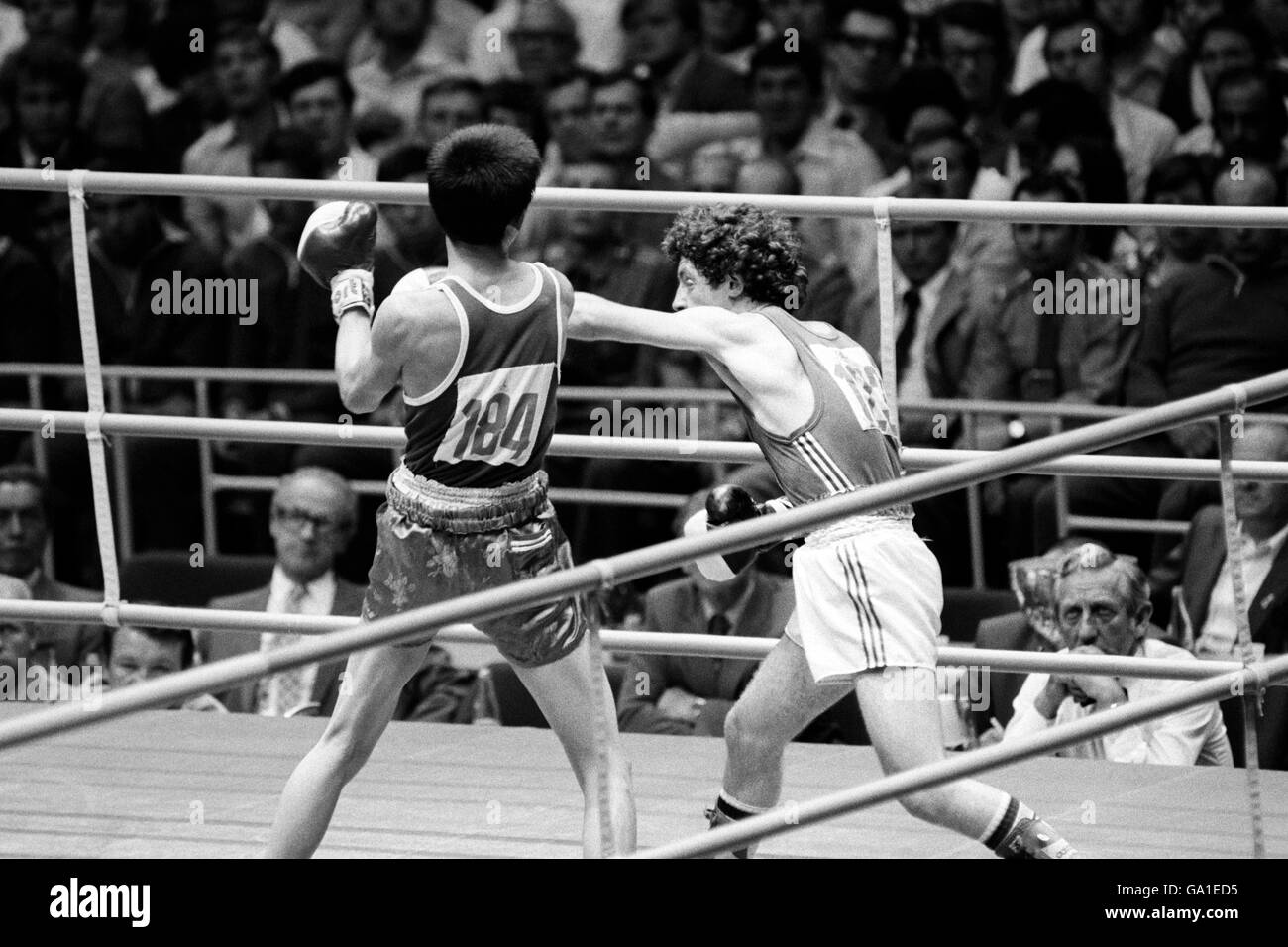 Boxing - Moscow Olympic Games 1980 - Flyweight Division - Quarter Final ...