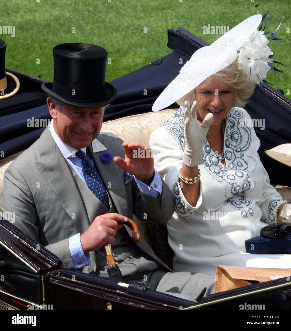Royal waving smiling half length charles hi-res stock photography and ...