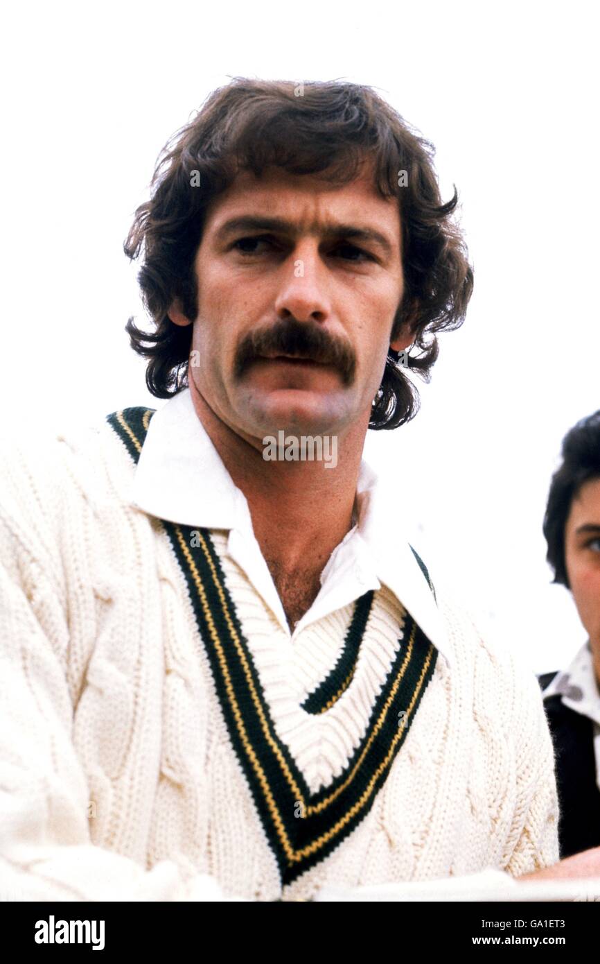 Cricket, Australia. Dennis Lillee, Australia Stock Photo - Alamy