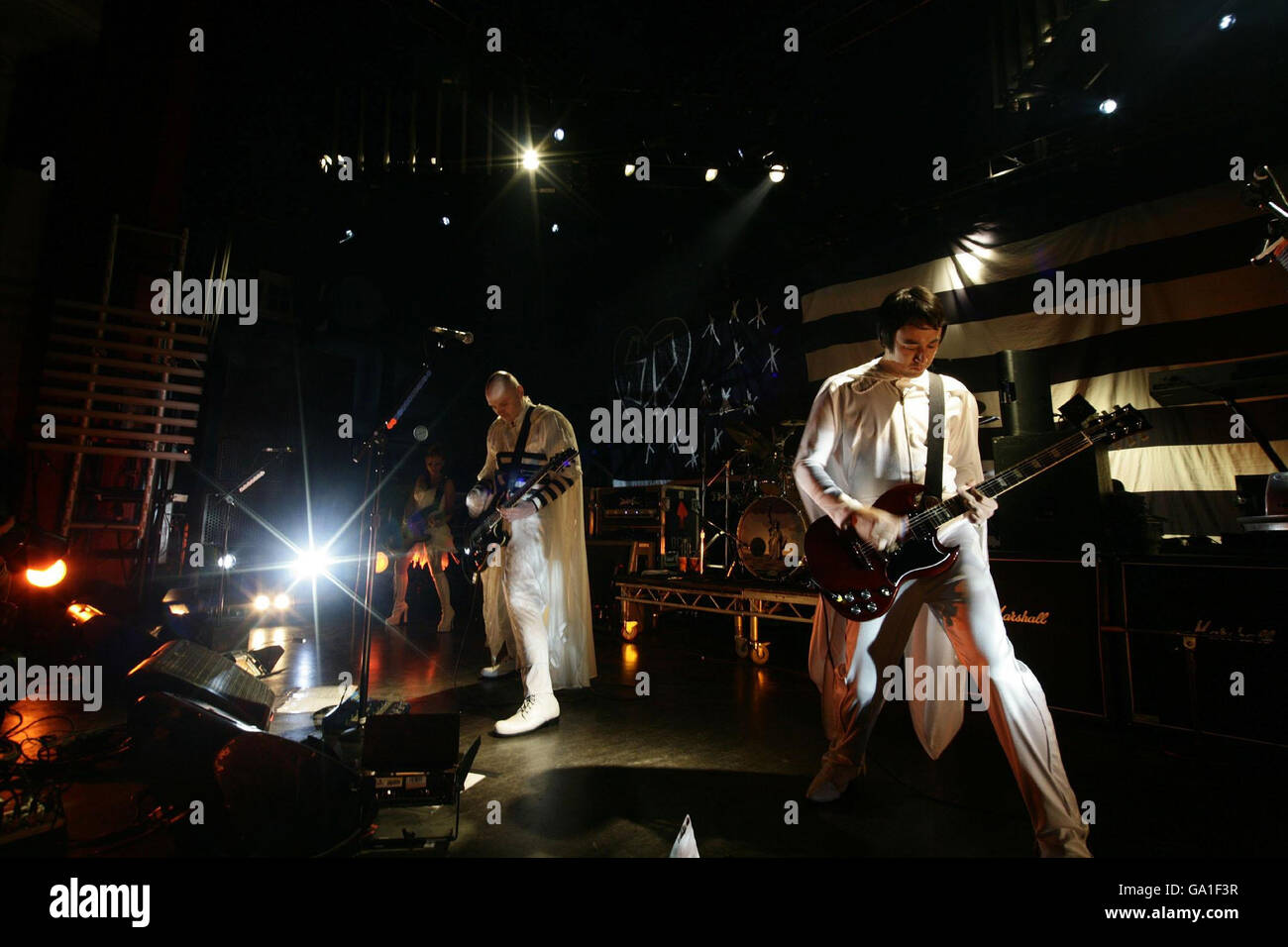 Smashing Guitar On Stage