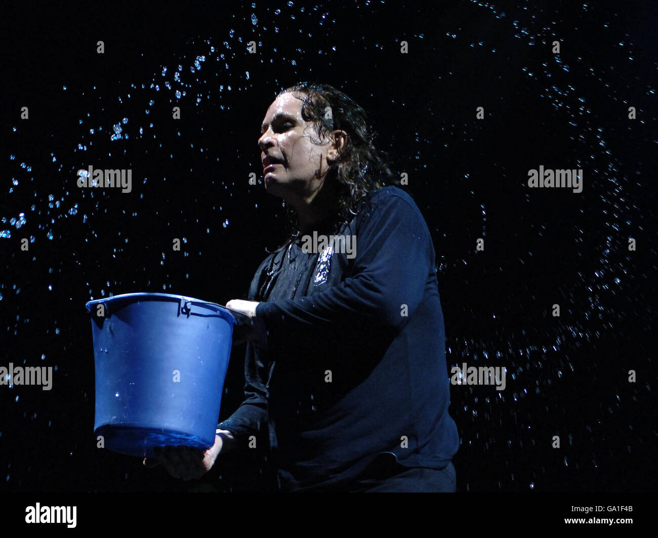 Ozzy osbourne performing on stage hi-res stock photography and images ...