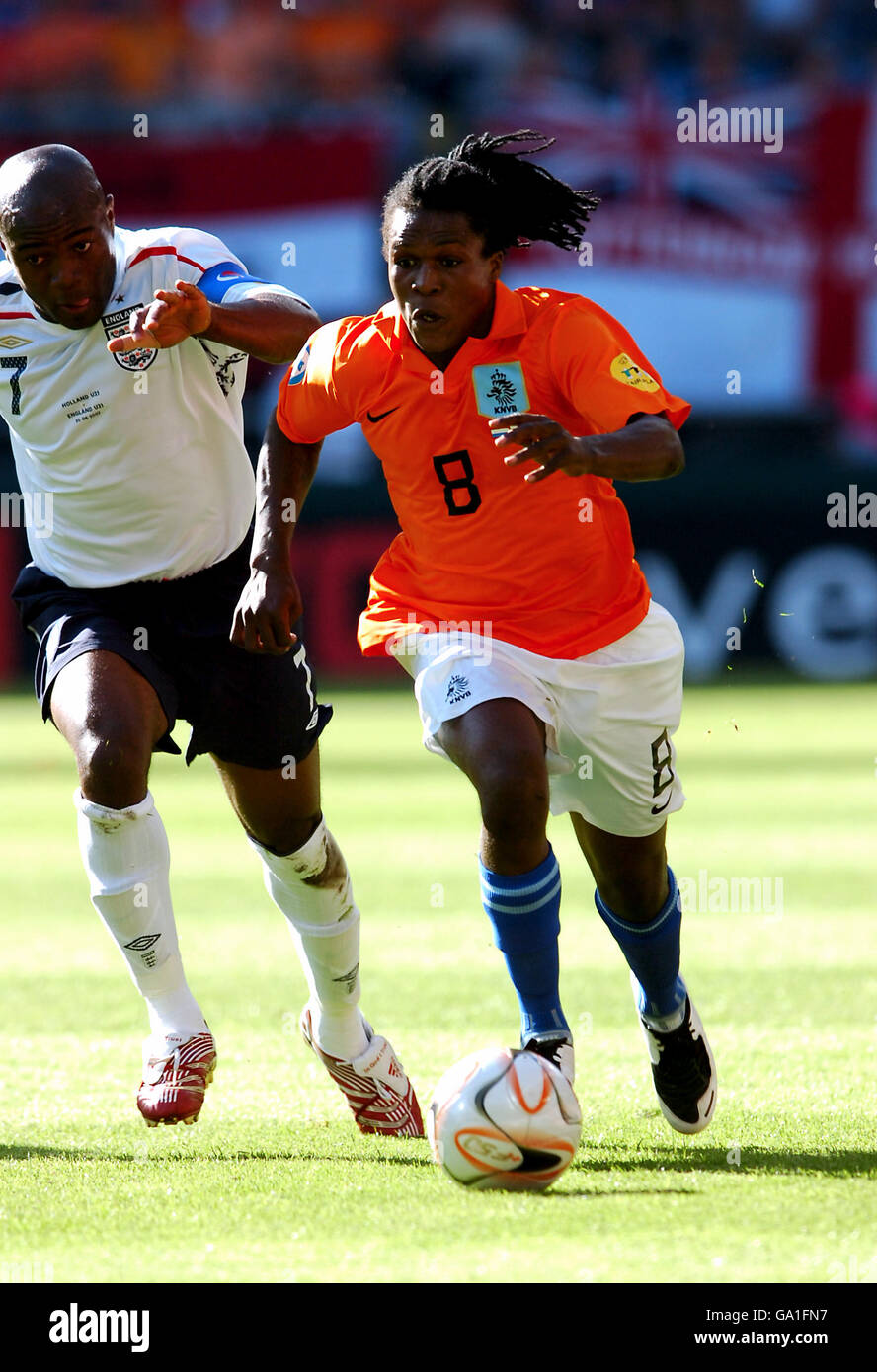 Soccer - UEFA Under 21 Championship - Semi-Final - Holland v England ...