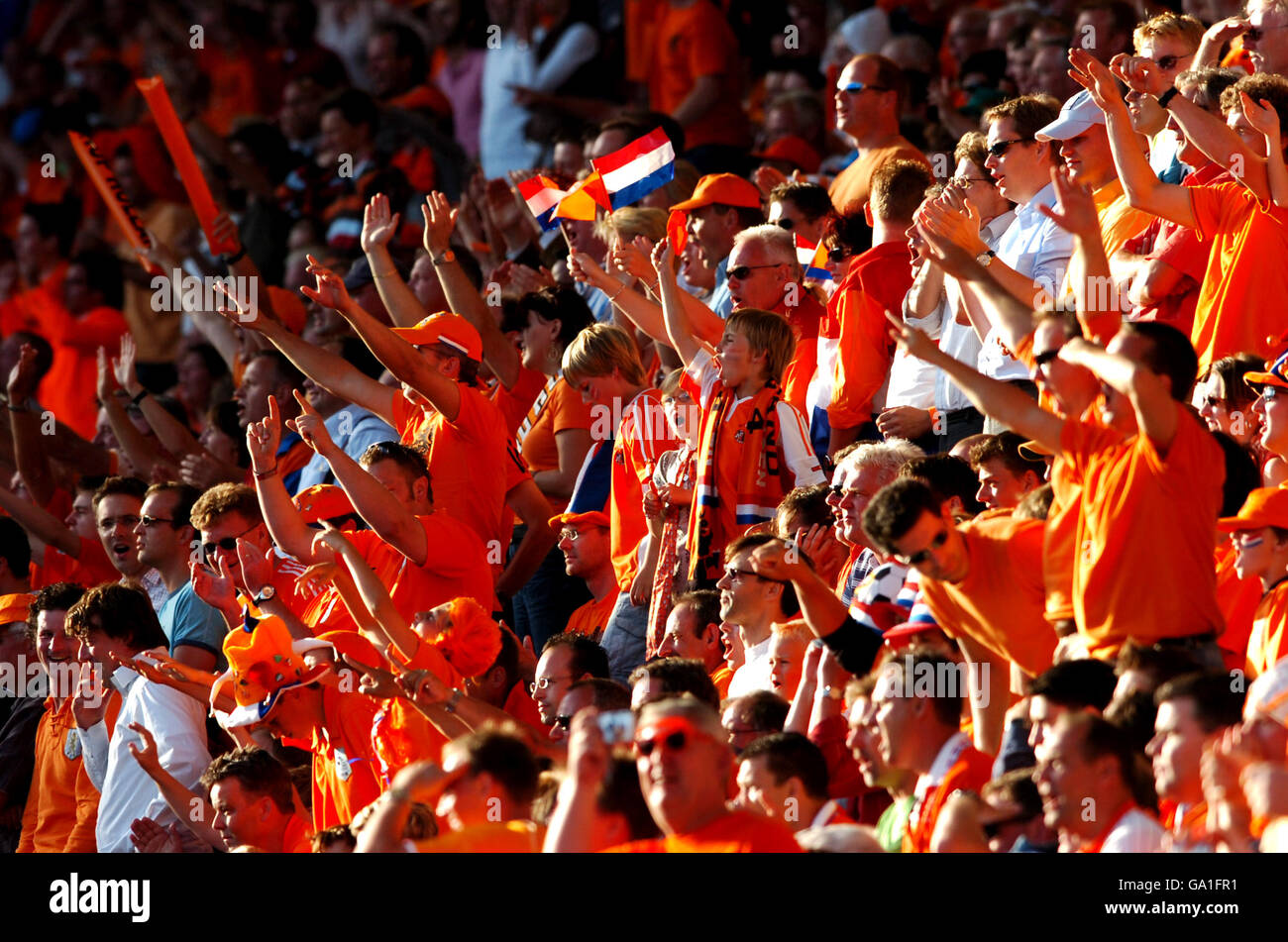 Hollands fans show their appreciation for the players efforts hi-res ...