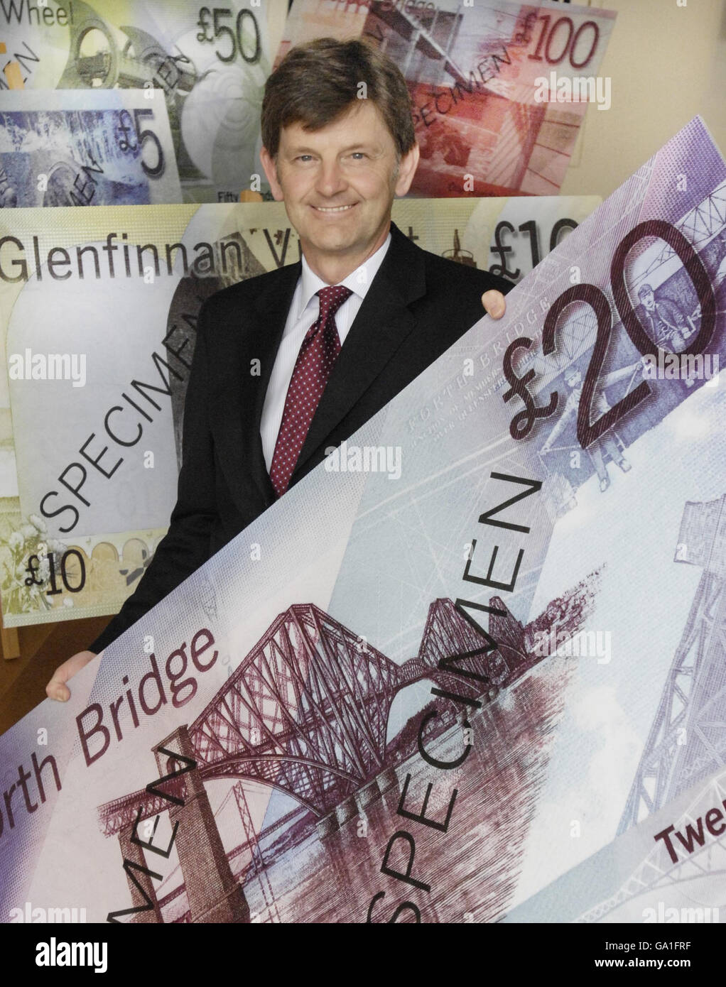 Colin Matthew, Treasurer Bank of Scotland, poses for a photograph ...