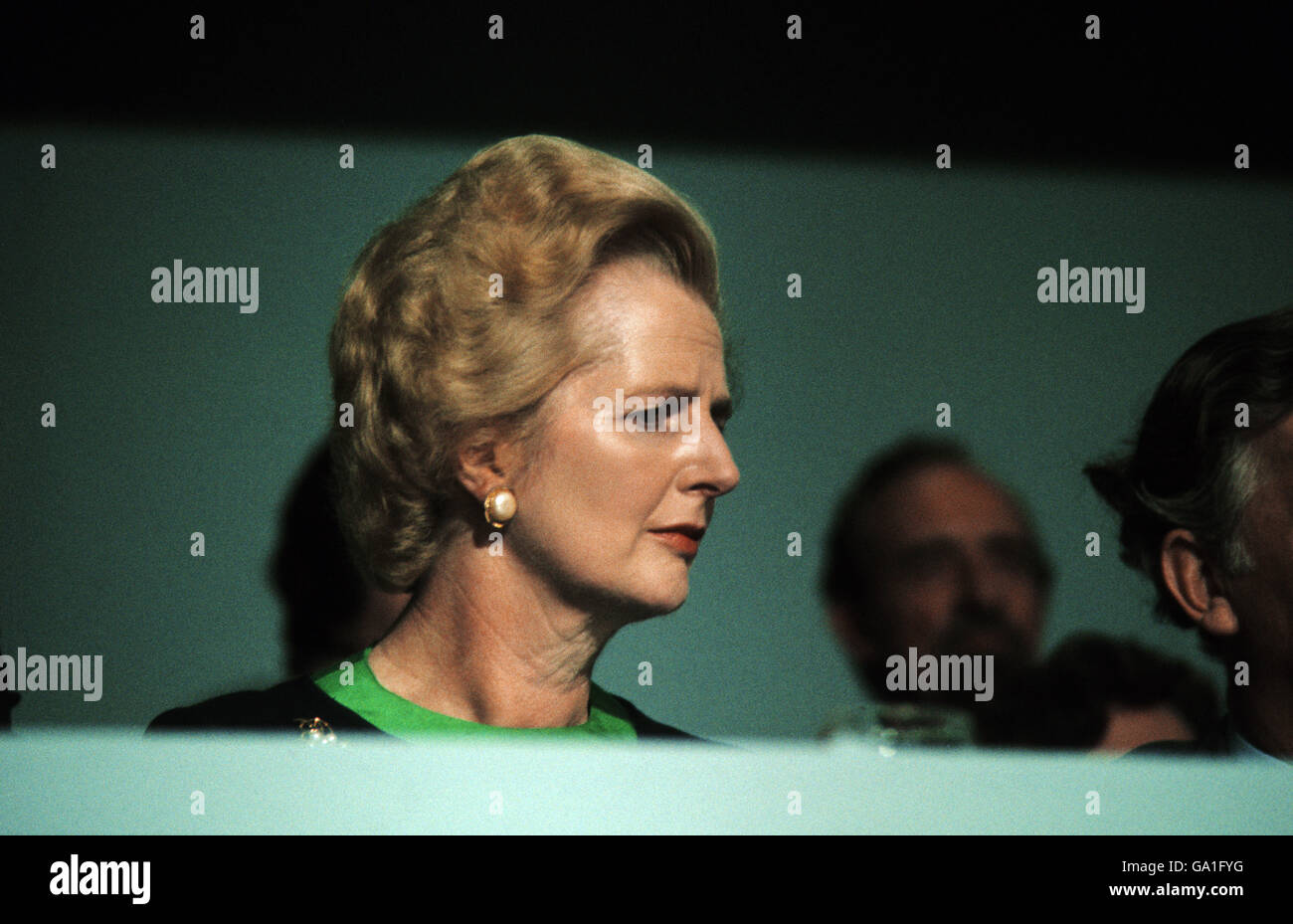 Head shot headshot portrait thatcherscans margaretthatcher hi-res stock ...