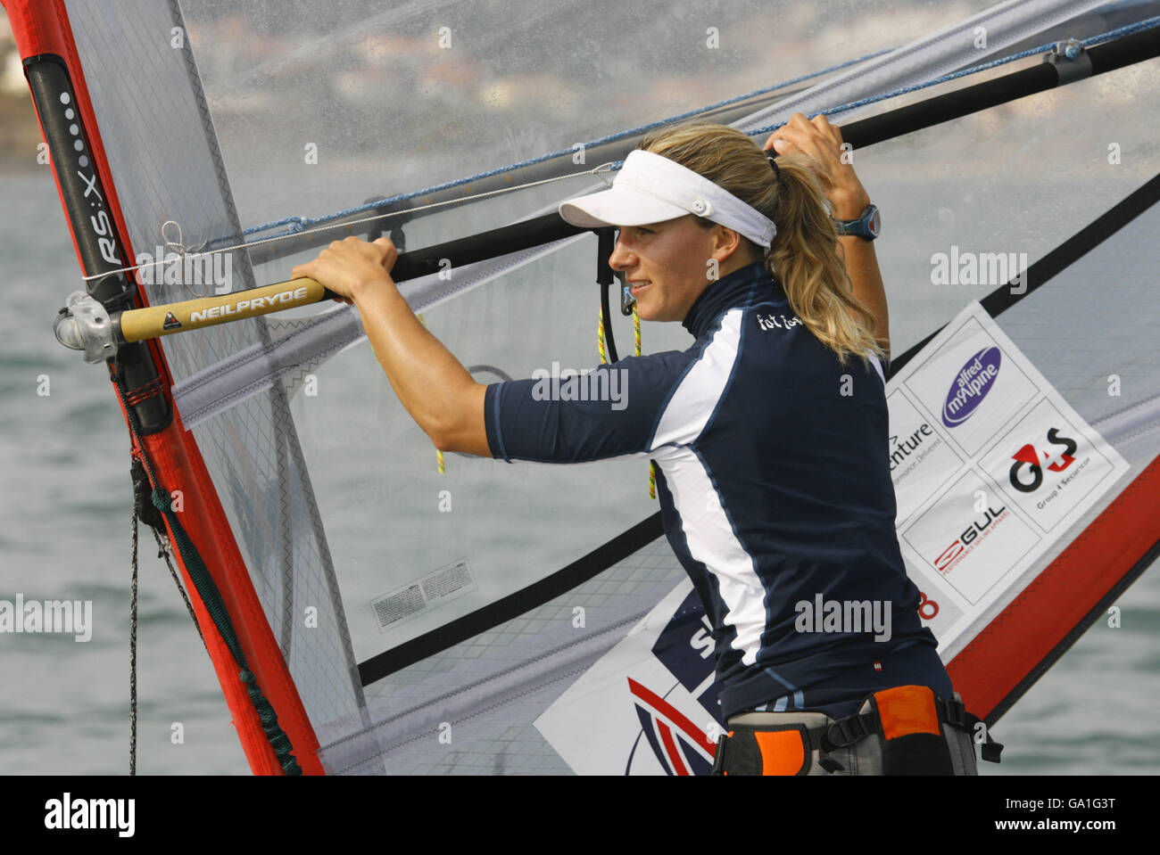 Preparation isaf world sailing championships hi-res stock photography ...