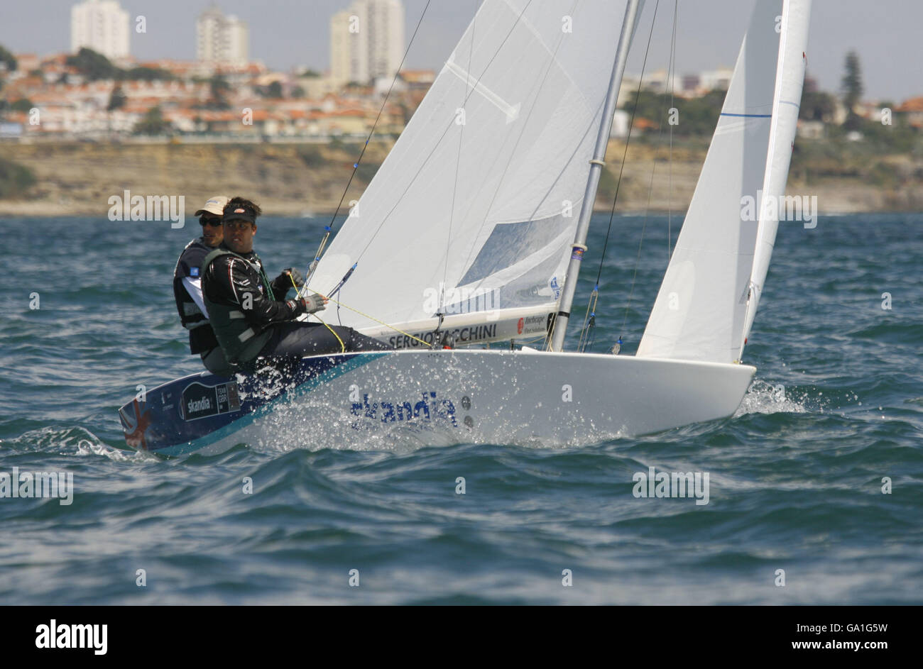 Preparation ISAF World Sailing Championships - Portugal Stock Photo - Alamy