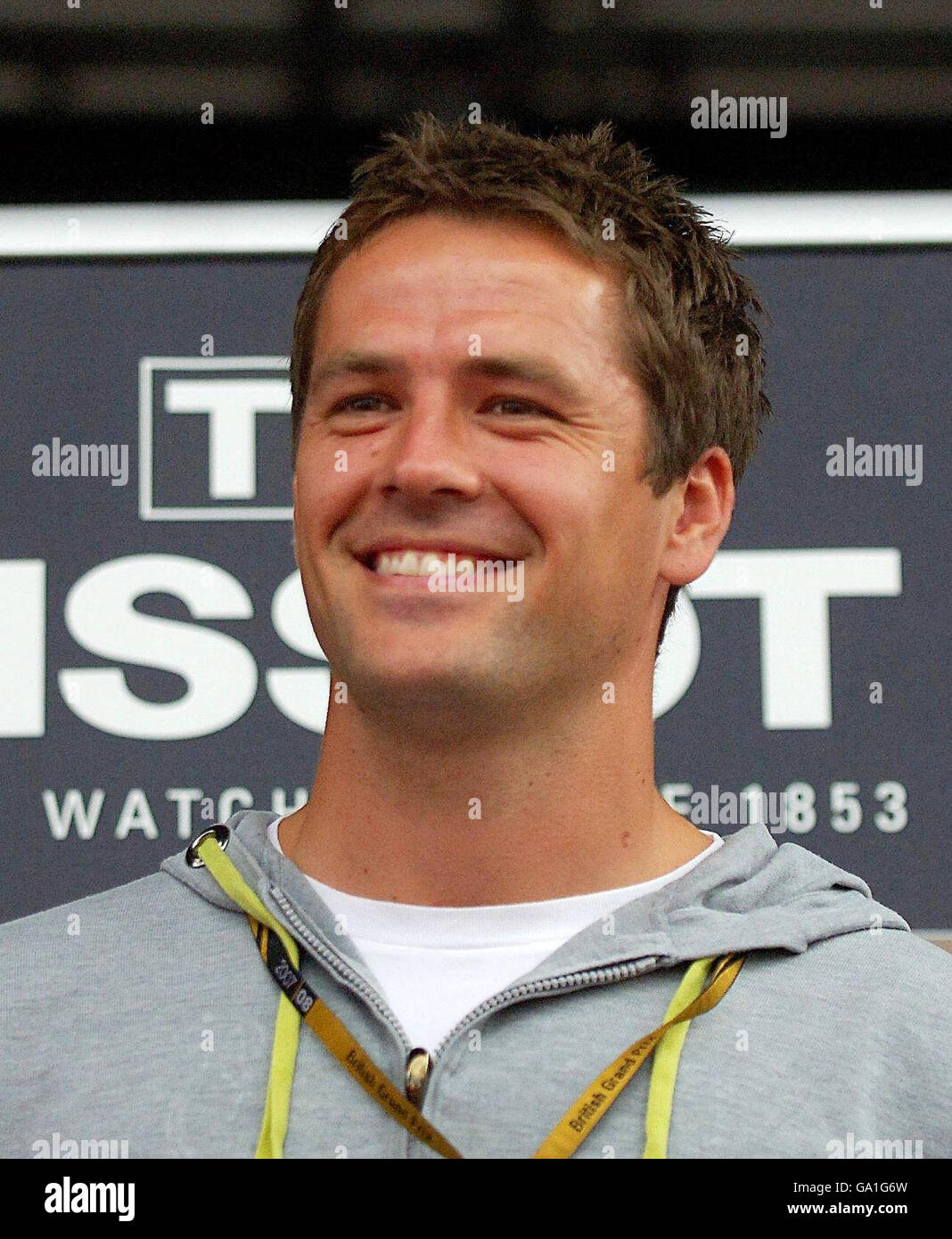 England football player Michael Owen during a photo-call at Donington ...