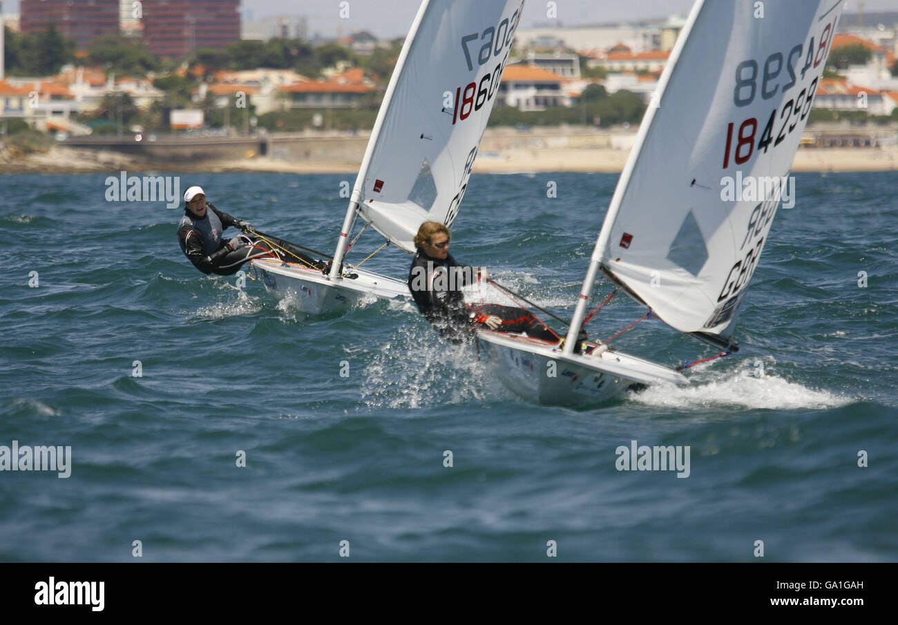 Preparation ISAF World Sailing Championships - Portugal Stock Photo - Alamy