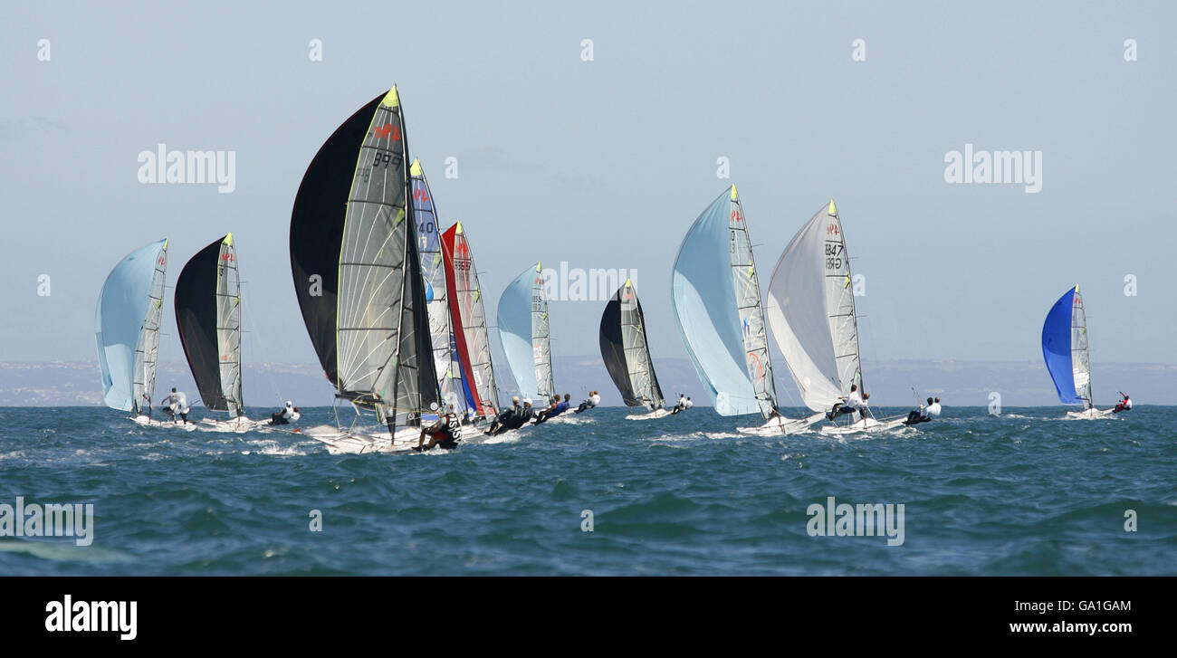 Preparation isaf world sailing championships hi-res stock photography ...
