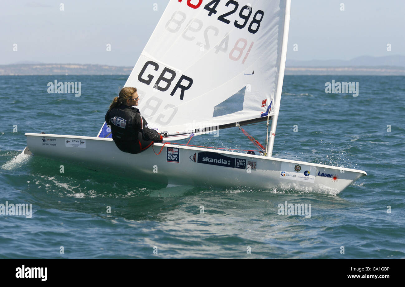 Preparation ISAF World Sailing Championships - Portugal Stock Photo - Alamy