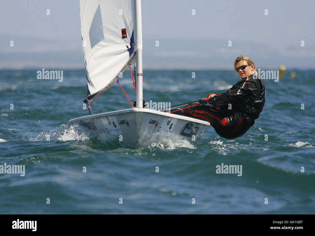 British Olympic Sailing Team hopeful in the Laser Radial class Penny ...
