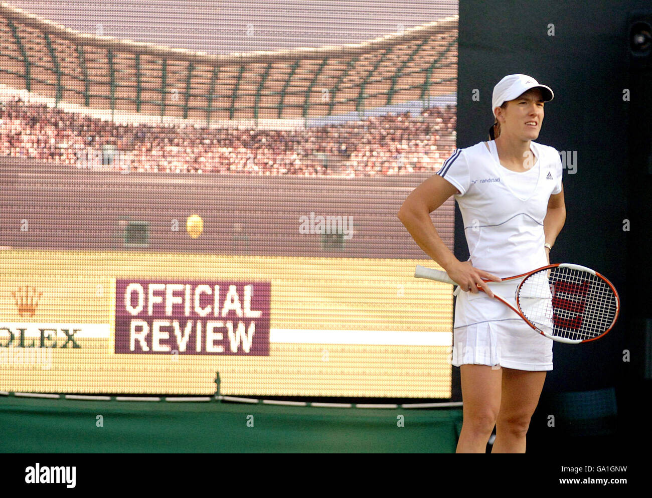 Hawk eye technology tennis hi-res stock photography and images - Alamy