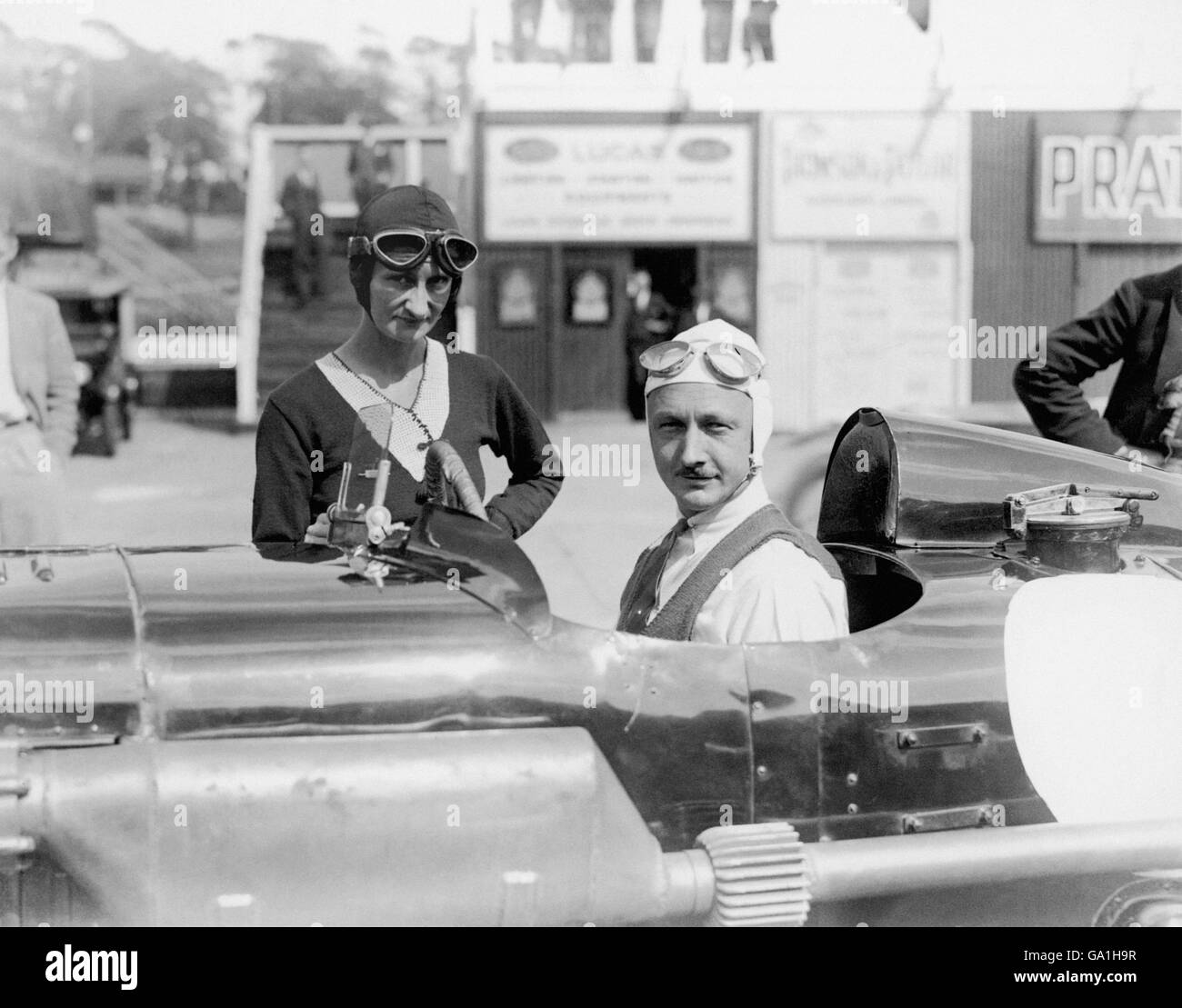 Motor Racing - Sir Henry Birkin - Brooklands Stock Photo - Alamy
