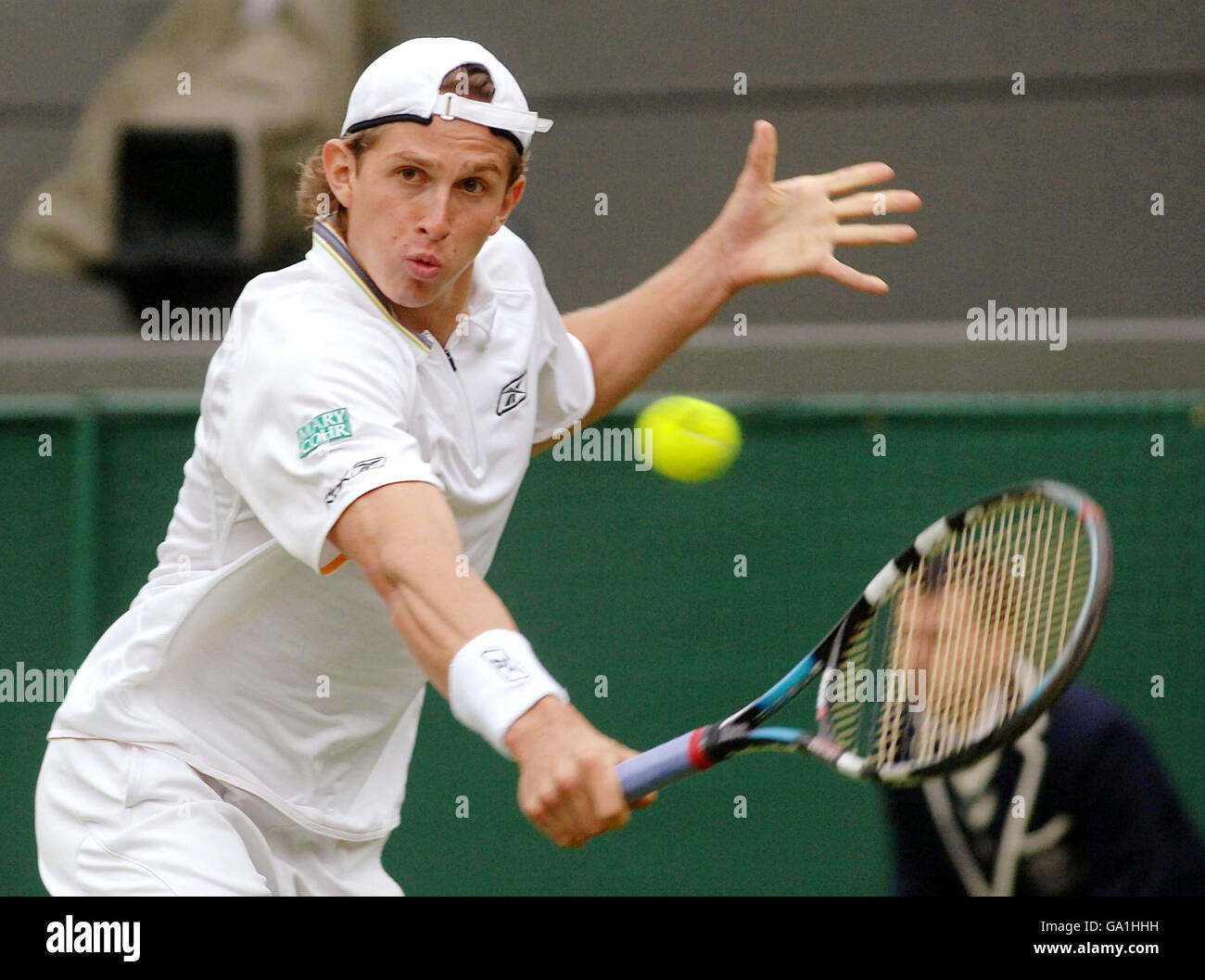 Russia's Igor Andreev in action against USA's James Blake during The ...