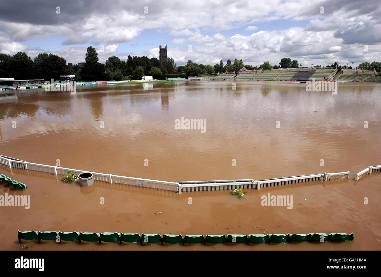 Cricket - Worcestershire Cricket Ground - New Road Stock Photo - Alamy