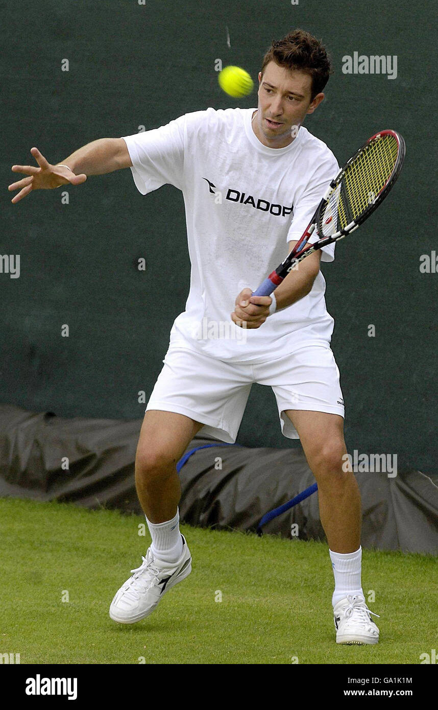 Great Britain's Alex Bogdanovic in action during a practice session ...