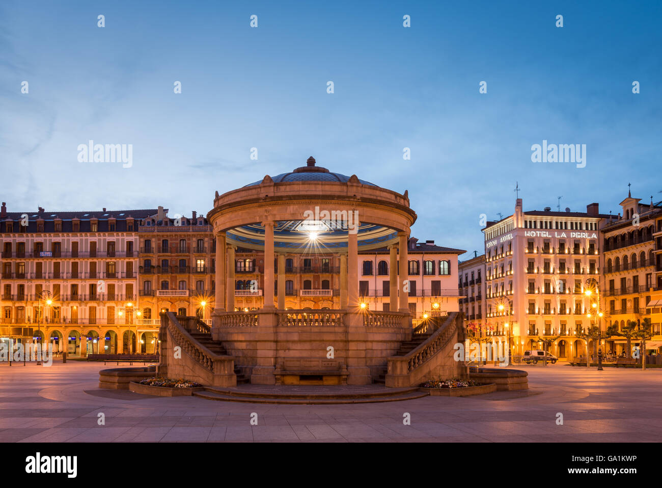 Pamplona old town architecture hi-res stock photography and images - Alamy
