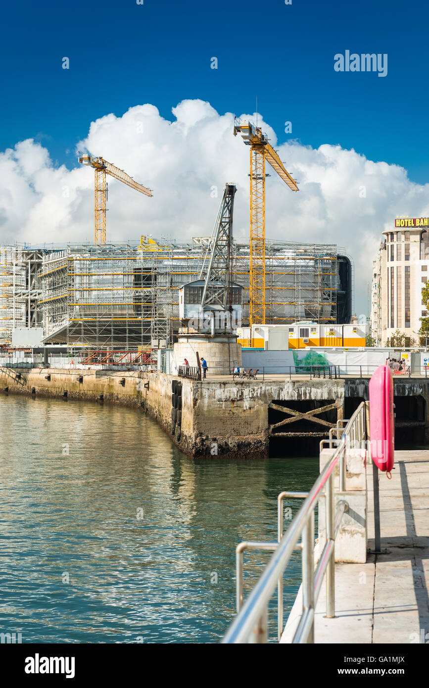 The bay of santander in the city of santander hi-res stock photography ...