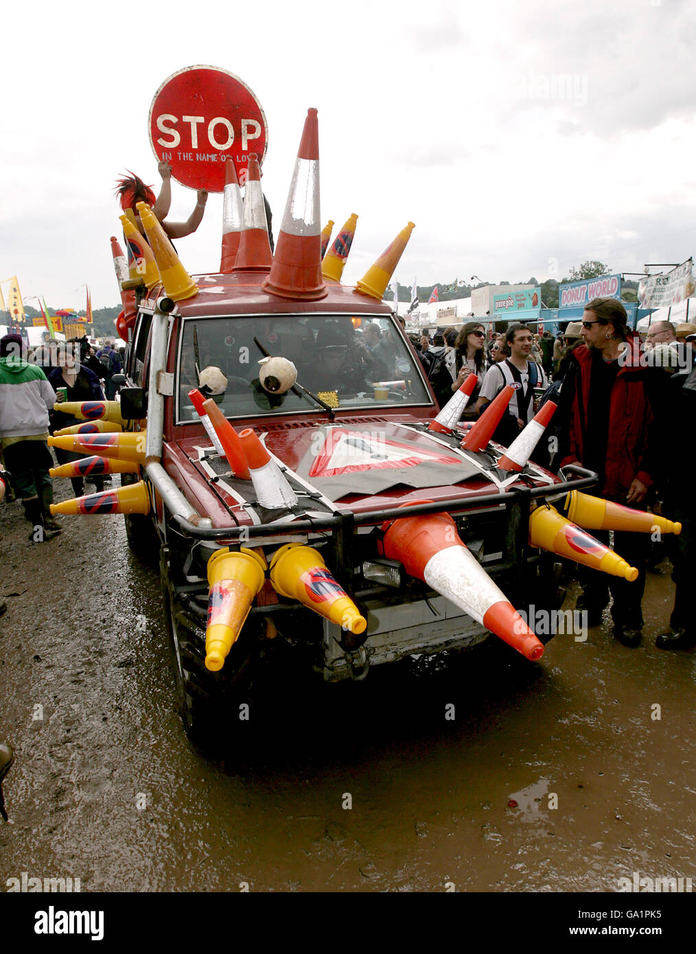 Glastonbury Festival 2007 - Worthy Farm Stock Photo - Alamy