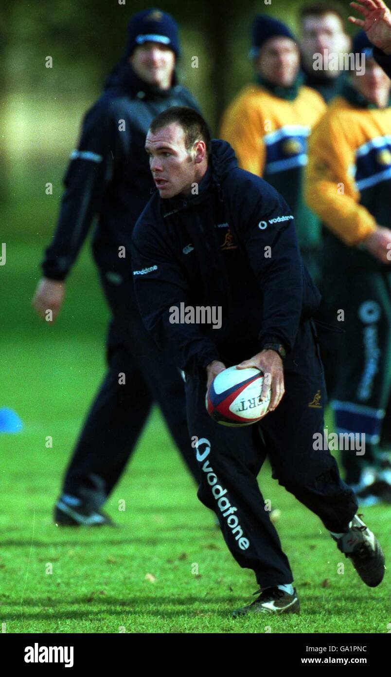 Rugby Union - Australian Training Stock Photo - Alamy