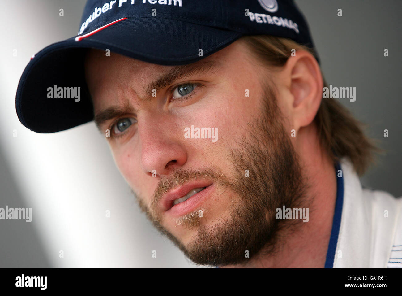 F1 head shot headshot portrait serious cap beard formulaonedrivers hi ...