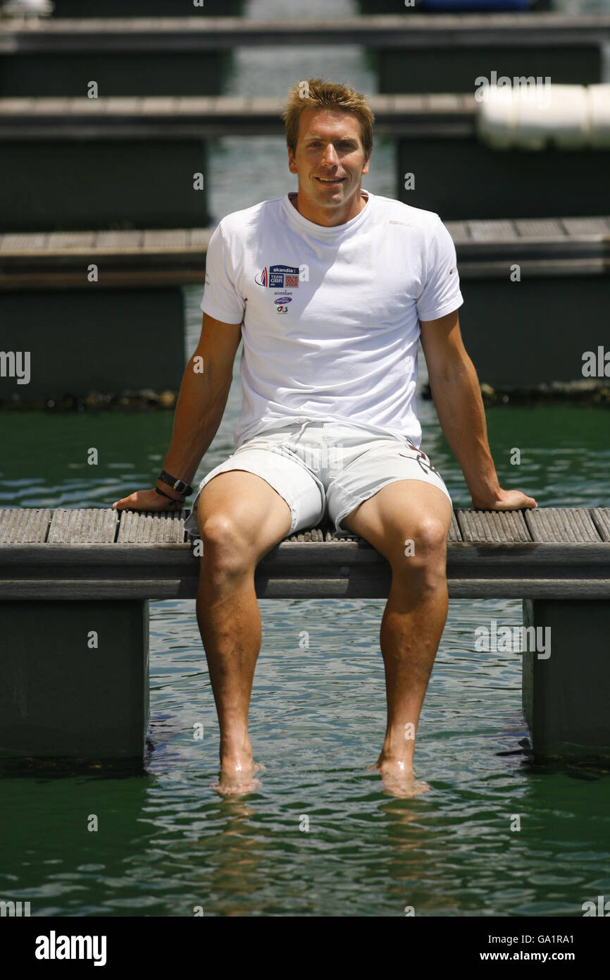 HOLD FOR WEEKEND FEATURE BY FRANK MALLEY. British Olympic Sailing Team ...