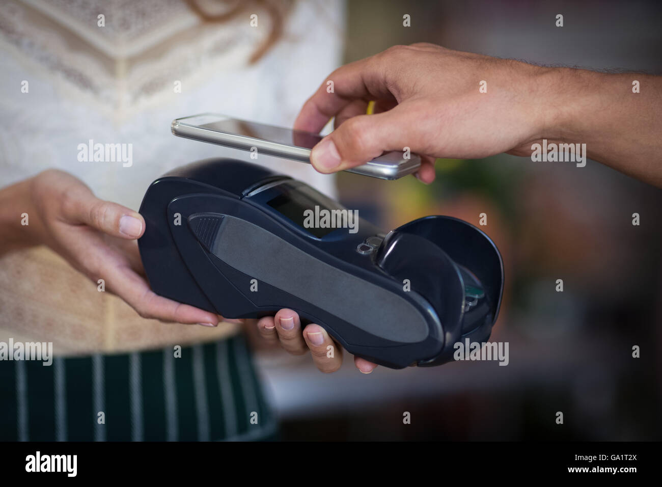 Hand through screen hi-res stock photography and images - Alamy
