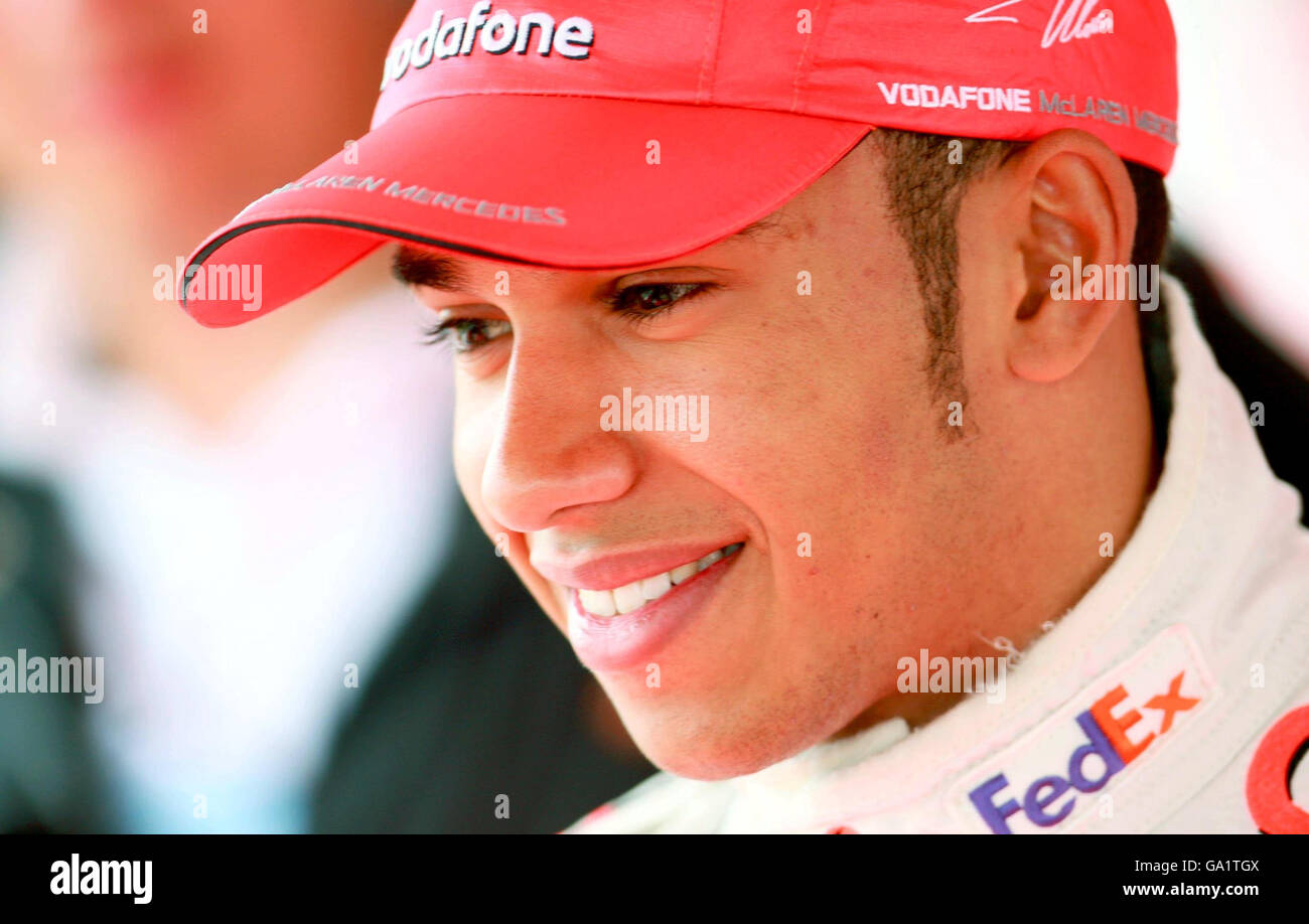 Motor Racing - Lewis Hamilton Champions Young British Go-Karters ...