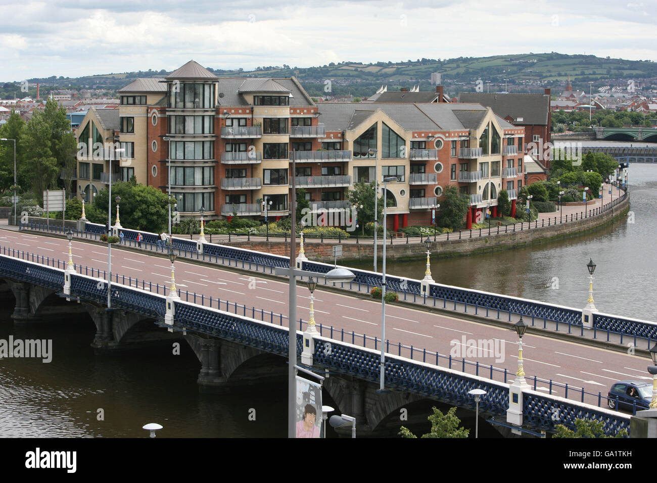 Belfast city centre aerial view hi-res stock photography and images - Alamy