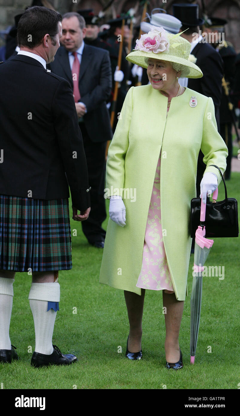 Britain's Queen Elizabeth II at a Garden Party held at the Palace of ...