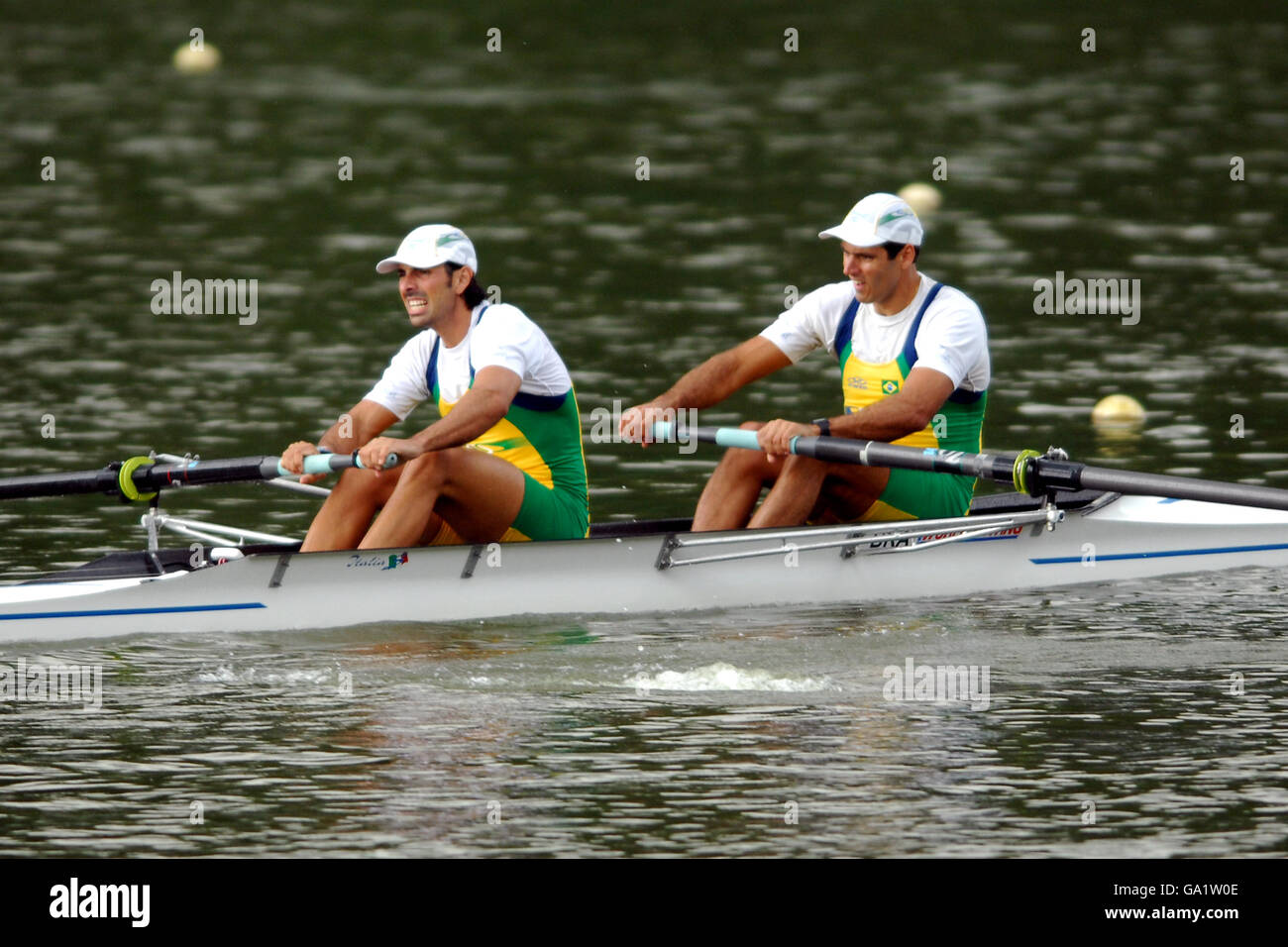 Repechage 1 event 4 rowing world cup in bosbaan hi-res stock ...