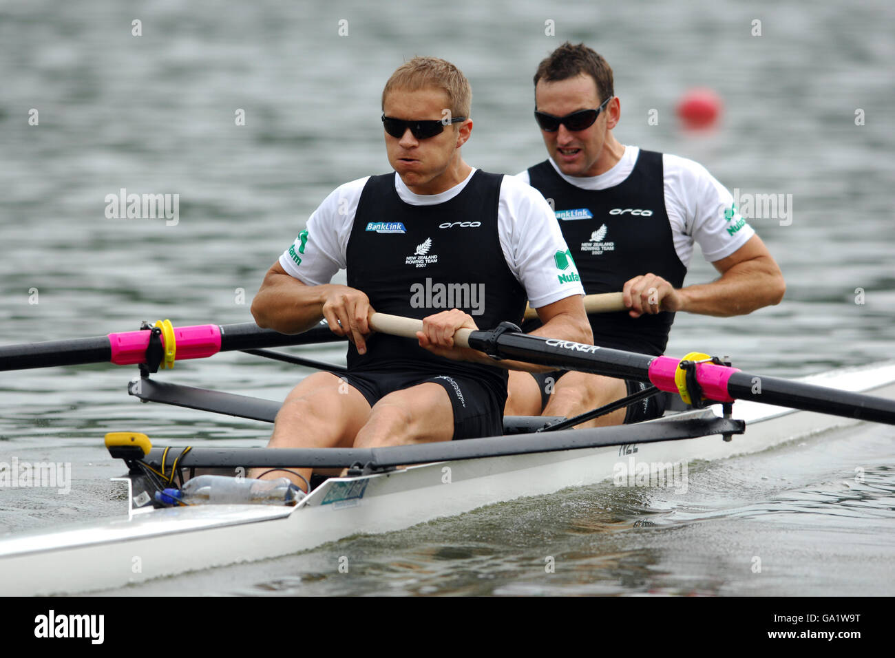 New zealands george bridgewater left twaddle compete in mens pairs hi ...