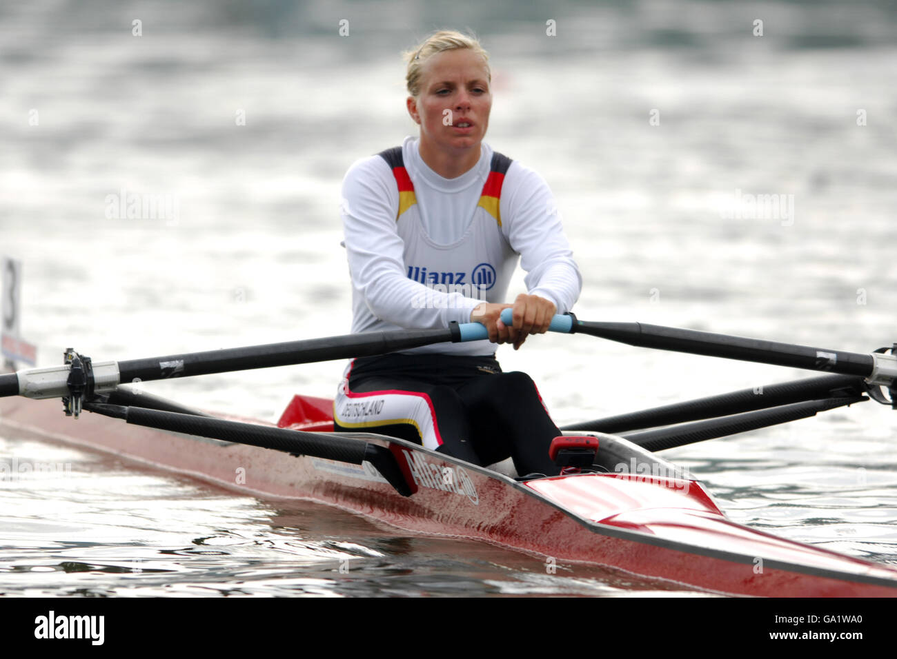 Rowing - 2007 World Cup - Bosbaan. Germany's Daniela Reimer competes in ...