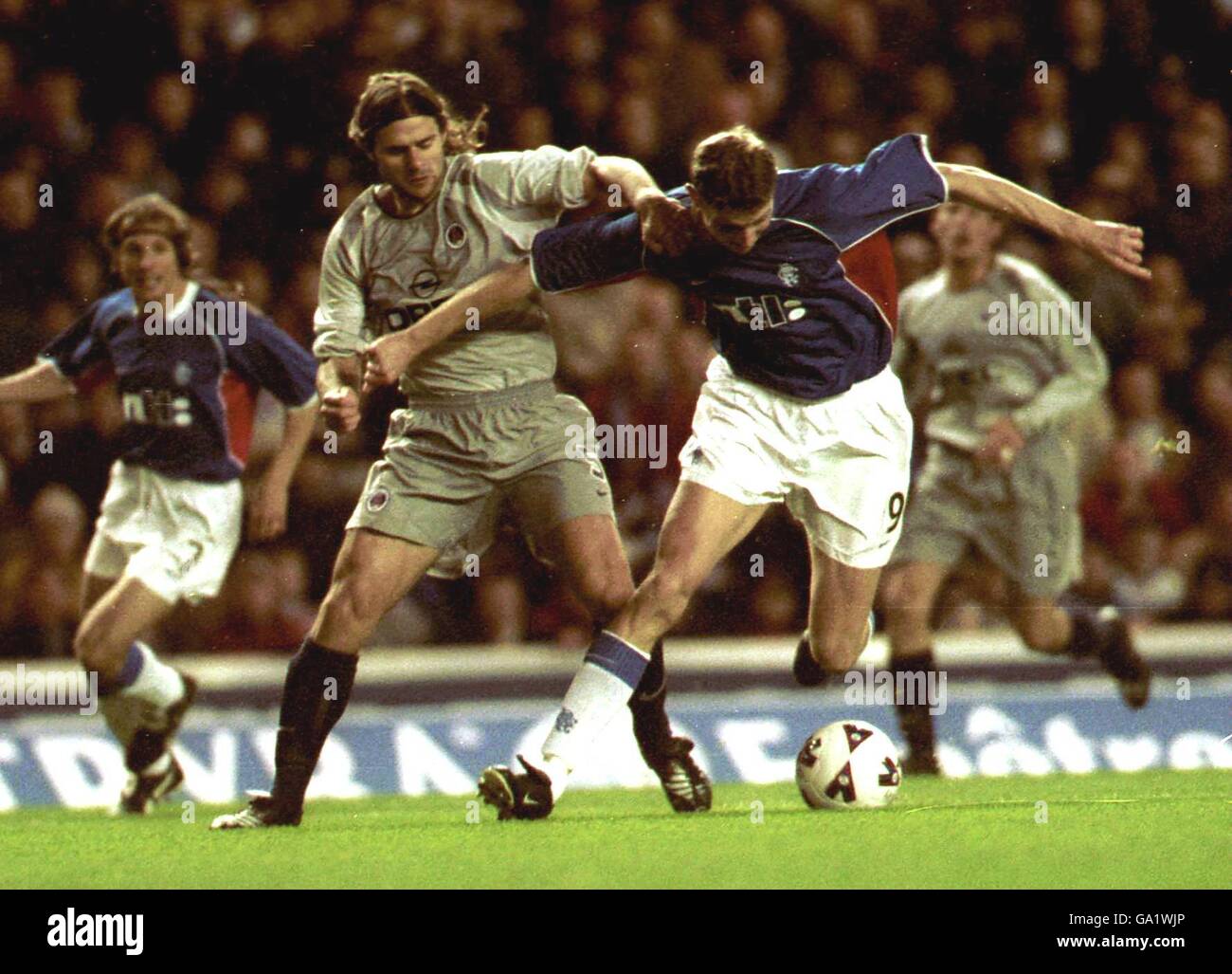 Soccer - UEFA Cup - Third Round - First Leg - Rangers v Paris Saint ...