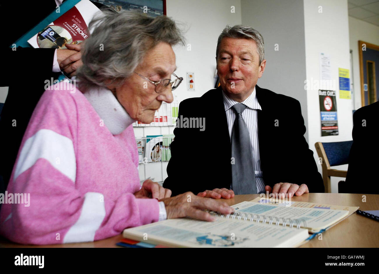 Johnson visits King's College Hospital Stock Photo - Alamy