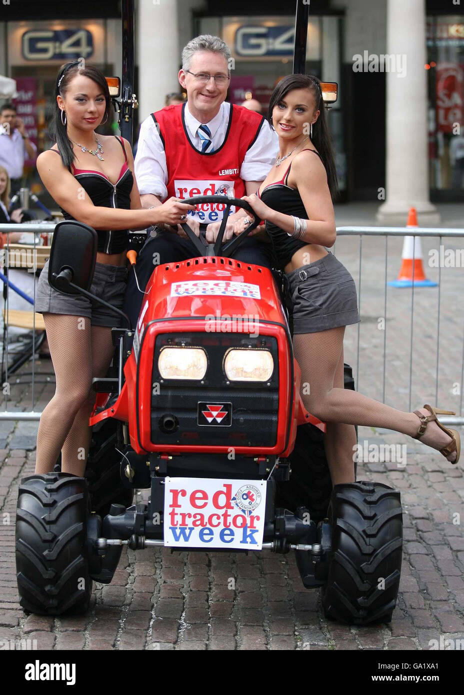Red Tractor Week Stock Photo - Alamy