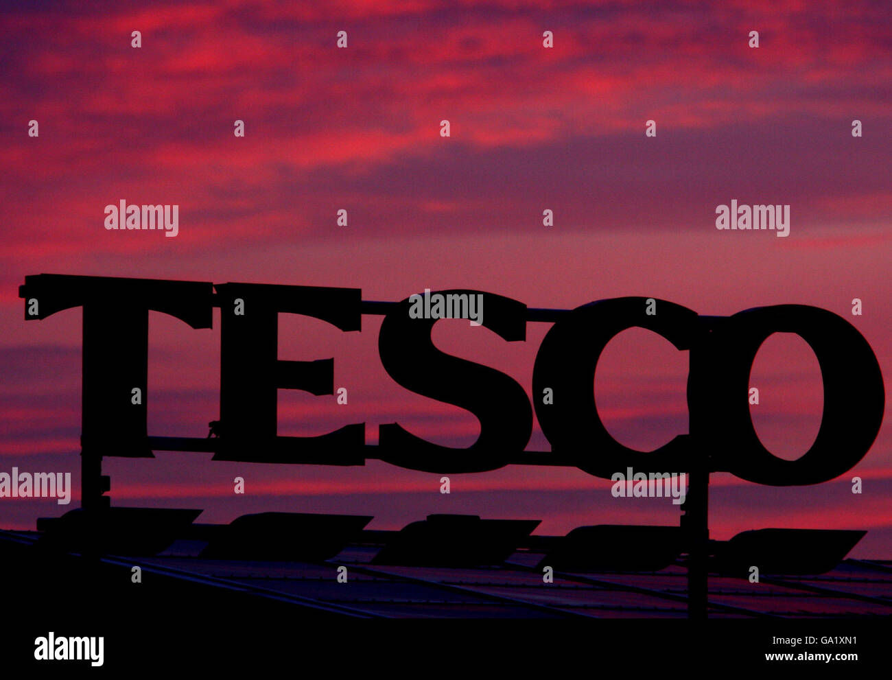 A closed Tesco superstore at Bury St Edmunds, Suffolk, after it was ...